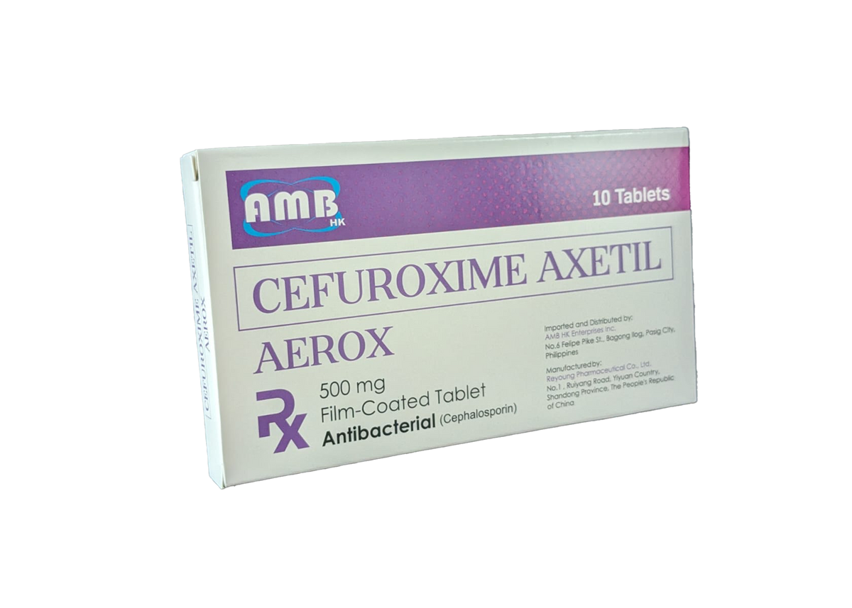 Cefuroxime Axetil 500mg 5 Tablets Dima Health Technology Inc