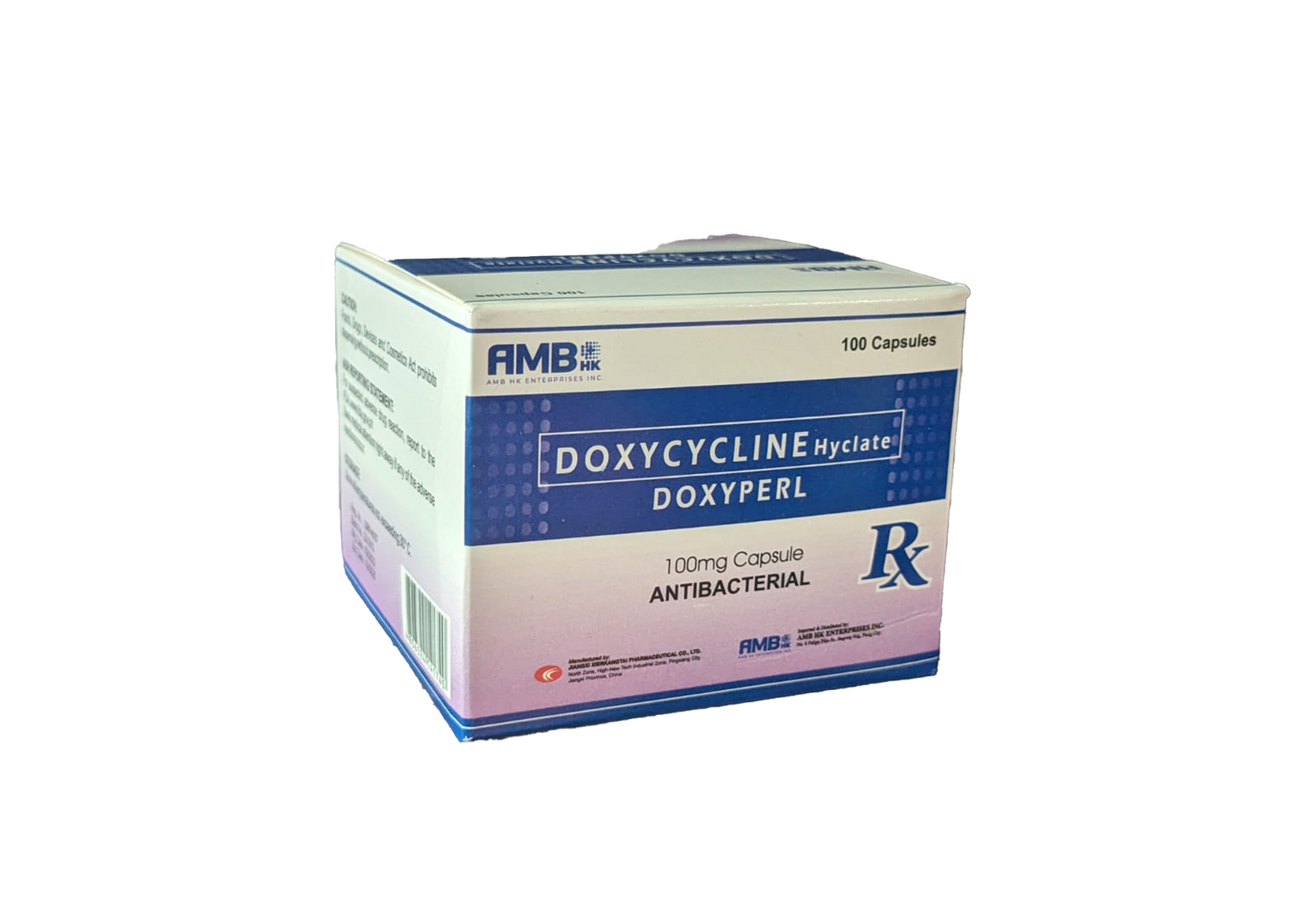 Doxycycline (100mg) 30 Capsules – DIMA Health Technology Inc.